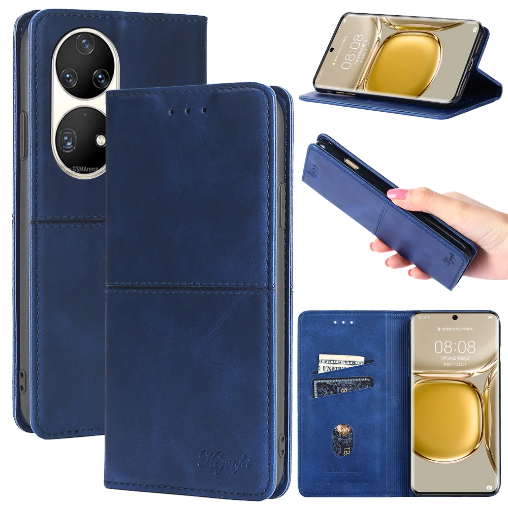 Funda-de-cuero-Retro-de-lujo-para-tel-fono-inteligente-carcasa-con-tapa ...