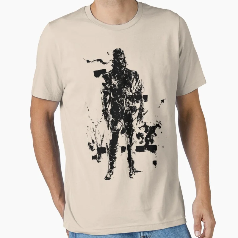Big Boss MGS3 Kojima video game Metal Gear Solid t shirt for men 100% ...