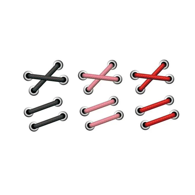 Car-Decal-Car-Sticker-Removable-Parallel-Cross-Shoelaces-Sticker-Auto ...