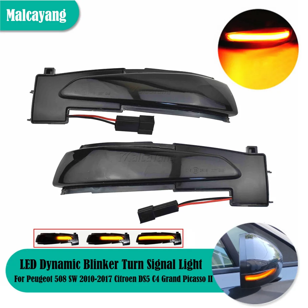 For-Peugeot-508-SW-2010-2017-Citroen-DS5-C4-Grand-Picasso-II-Car-LED ...