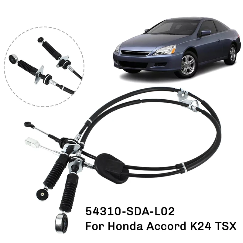 Car-Manual-Shifter-Cables-For-HONDA-Accord-K24-TSX-5-6-Speed-2003-2007 ...
