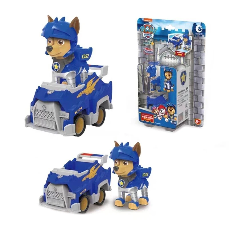Paw-Patrol-Return-Car-Model-for-Children-Rescue-Knight-Chase-Skye ...
