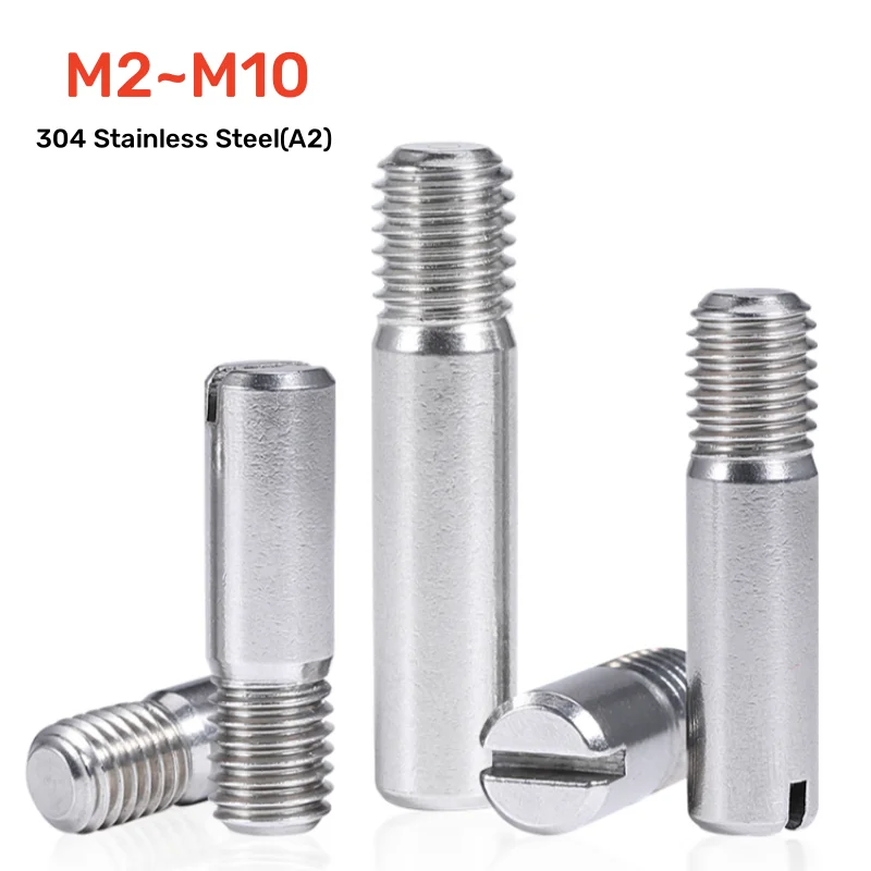 304-Stainless-Steel-M2-M2-5-M3M4M5M6M8M10-Slotted-Cylindrical-Outside ...