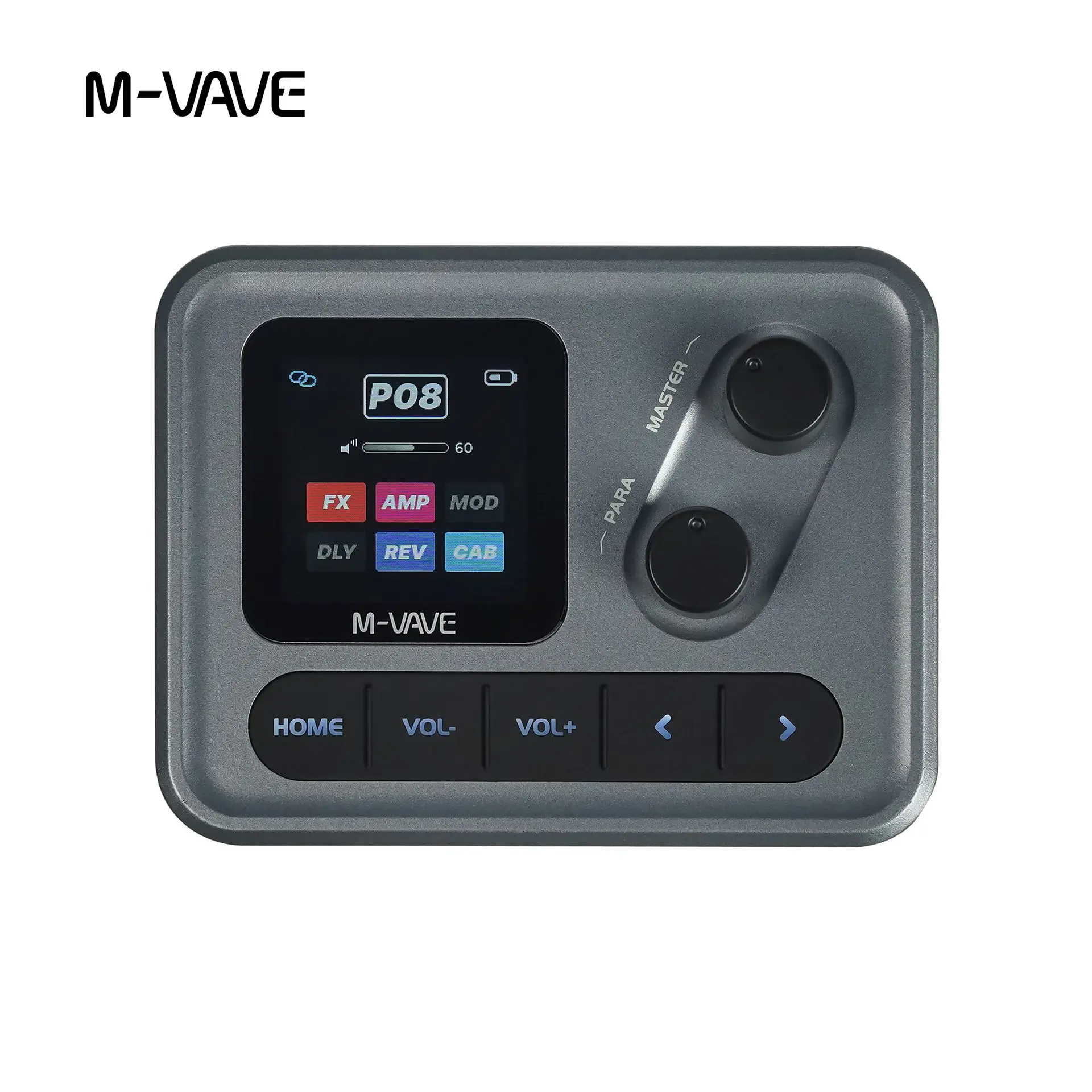 M-VAVE POCKET AMP Mini Guitar Bass Amp 1.54" LCD Color Screen 1450mAh ...