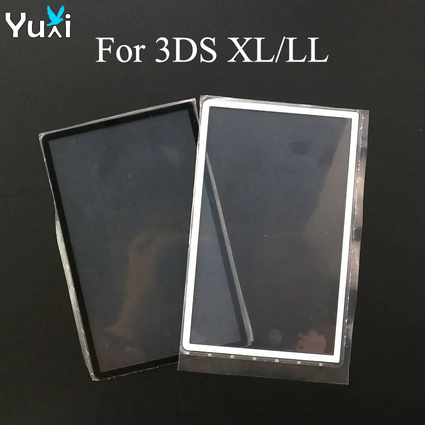 YuXi-For-3DS-XL-LL-Replacement-Black-White-Top-Front-Screen-Frame-Lens ...