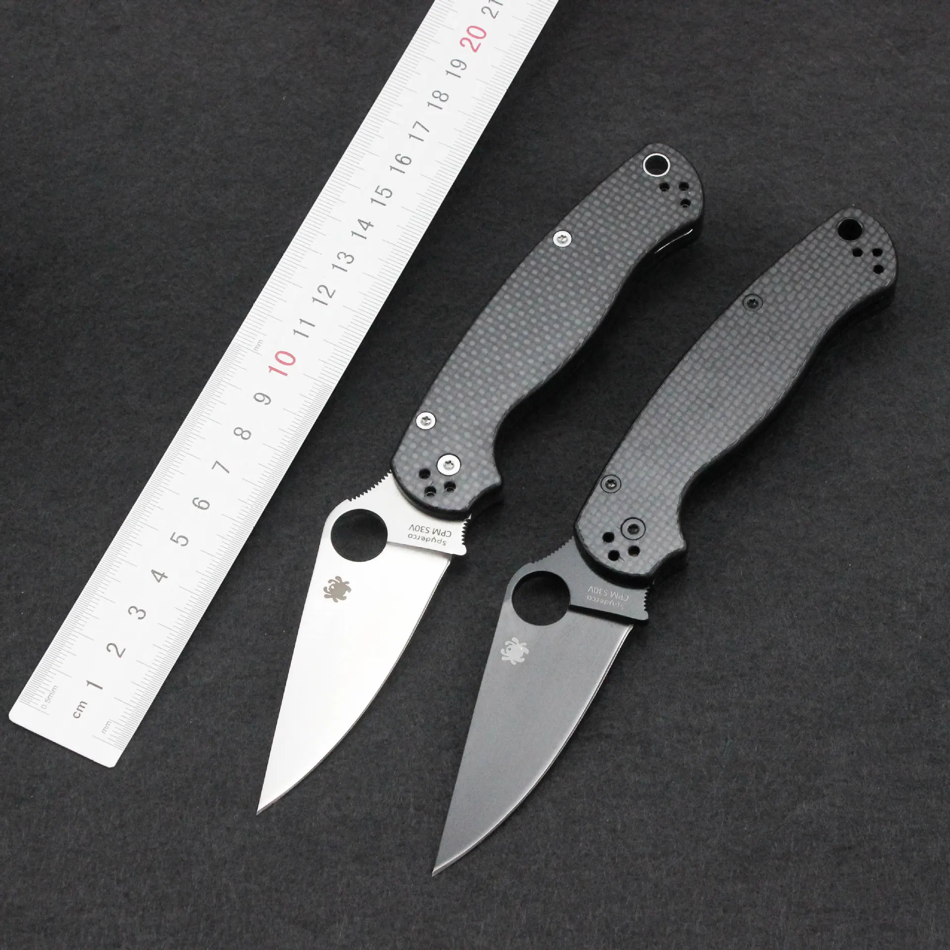 Spider-C81-Carbon-Fiber-Handle-Folding-Knife-Portable-Folding-Knife ...