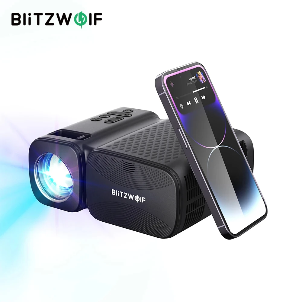 Blitzwolf-V3-2-7-Inch-Mini-WIFI-Projector-5G-WIFI-Screen-Mirroring ...