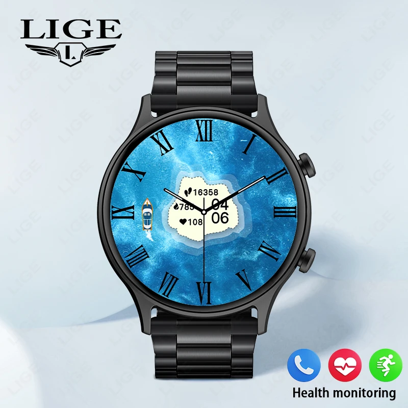 LIGE-Smart-Watch-Men-s-AI-Voice-Control-Outdoor-Sport-Fitness ...