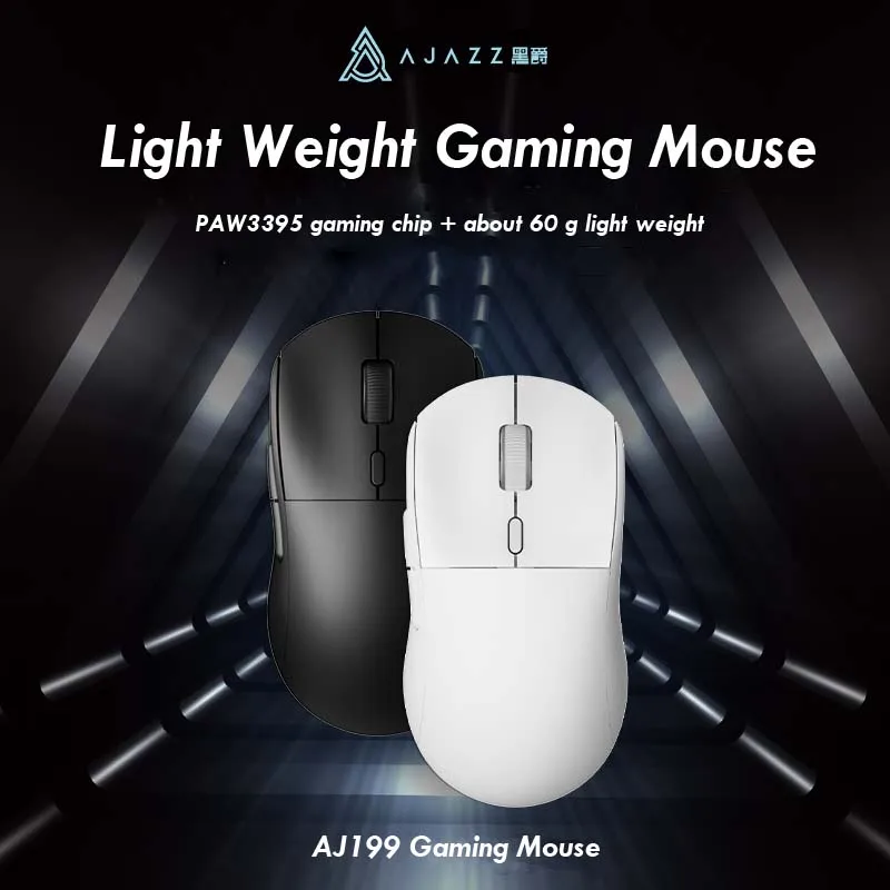 Ajazz-mouse-sem-fio-para-jogos-aj199-2-ghz-com-fio-paw3395-para-laptop ...
