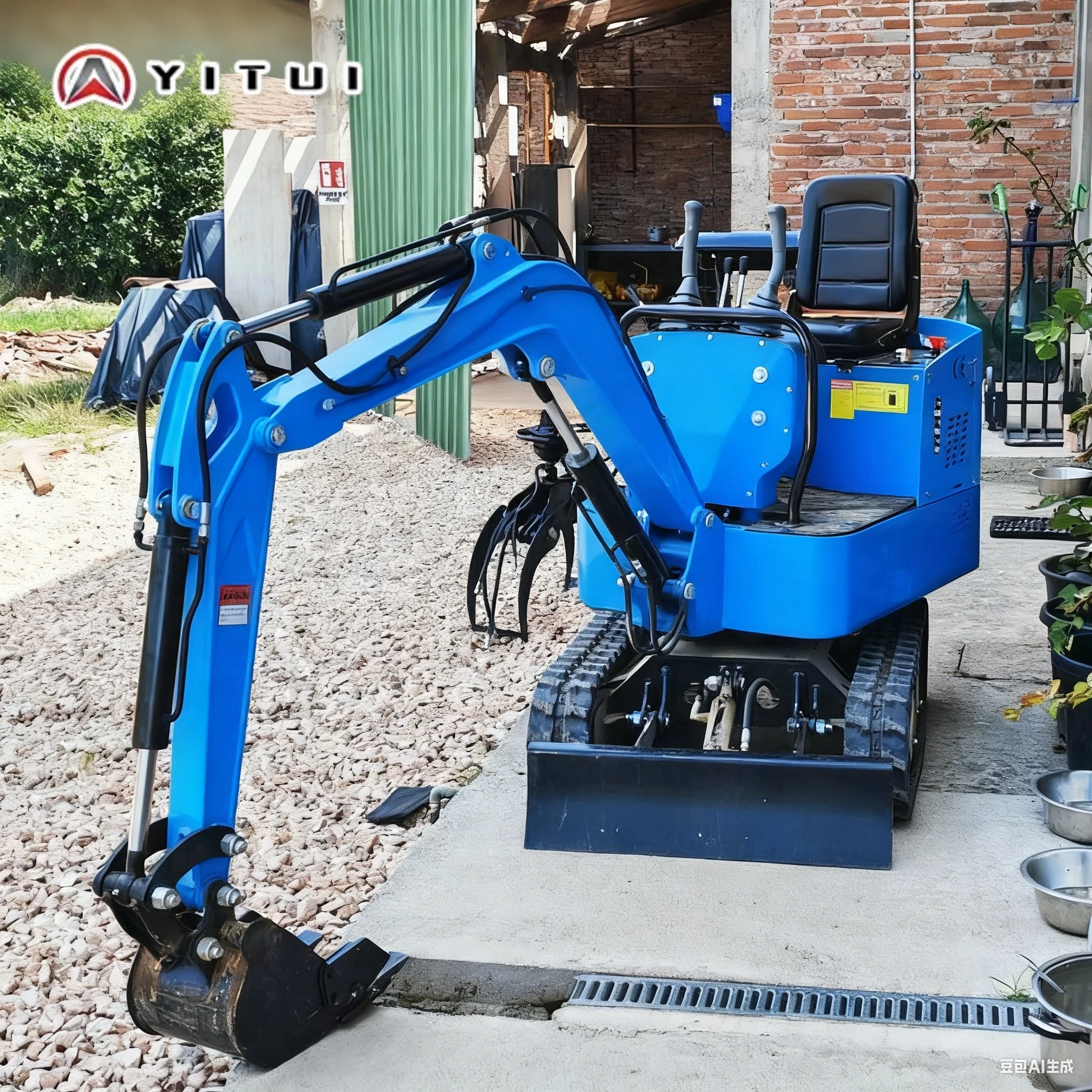 Free Shipping Customized 1.5 Ton Mini Excavator For Multi-Scenario Use ...