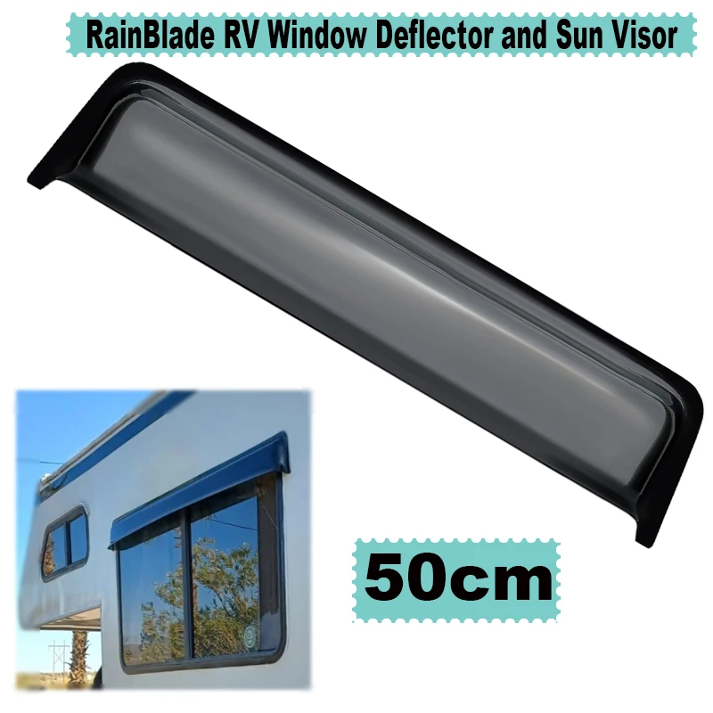 50cm RV Window Rain Deflector Guard RainBlade Deflects Rain And Sun ...
