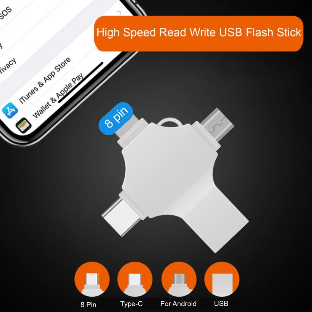 Sturdy-USB-Disk-Universal-USB-Flash-Stick-4-Interfaces-Files-Copy ...