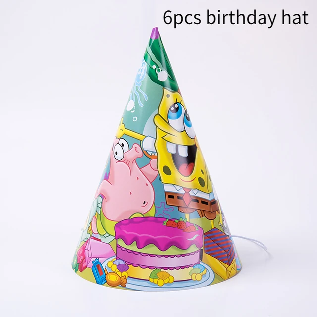 Patrick Star Birthday Hat