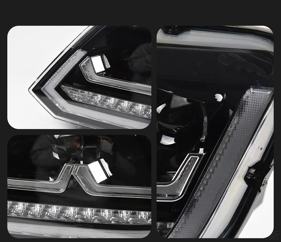 Car Styling Head lamp light for VW Amarok Headlights 2010-2020 LED Headlight Projector Lens DRL ...