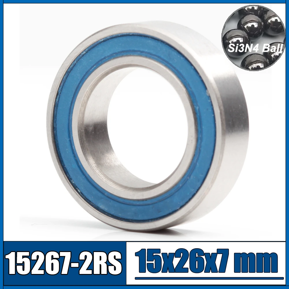 15267 Hybrid Ceramic Bearing 15x26x7 mm ABEC 1 (1 PC) Bicycle Bottom ...
