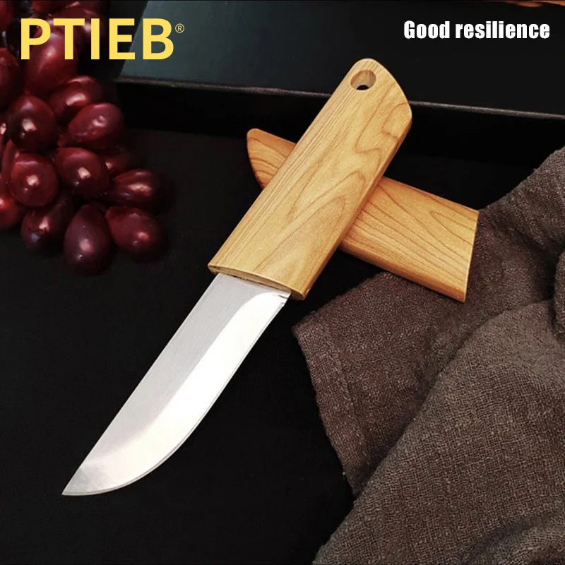 PTIEB Little fat knife fruit knife outdoor knife mini carry portable ...