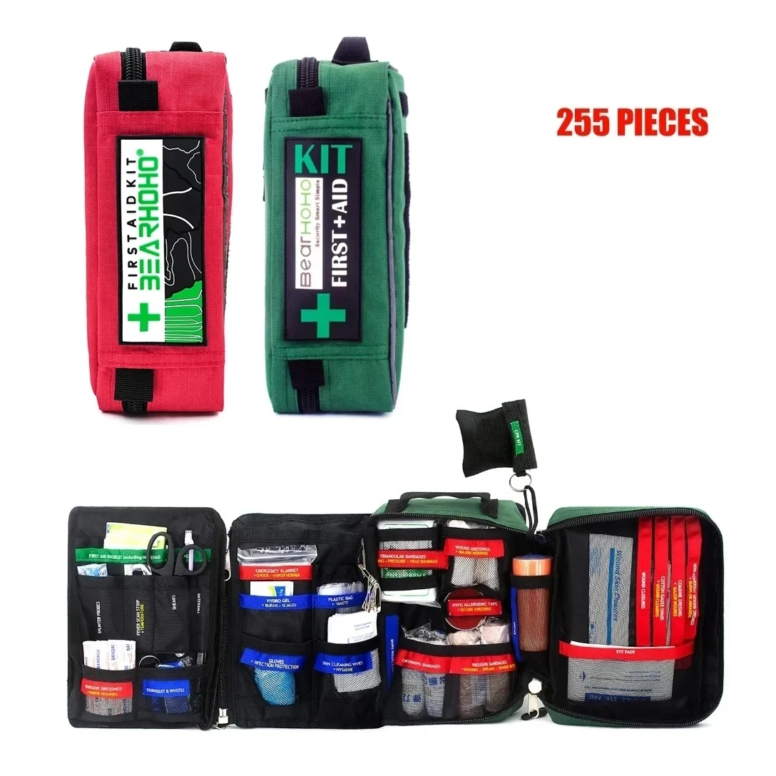 BearHoHoLarge-Size-Handy-First-Aid-Kit-Bag-Emergency-Kit-Medical-Rescue ...