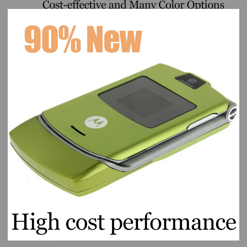 MOTOROLA-RAZR-V3-Bluetooth-Flip-Mobile-Phone-Double-Display-Senior-Fast ...