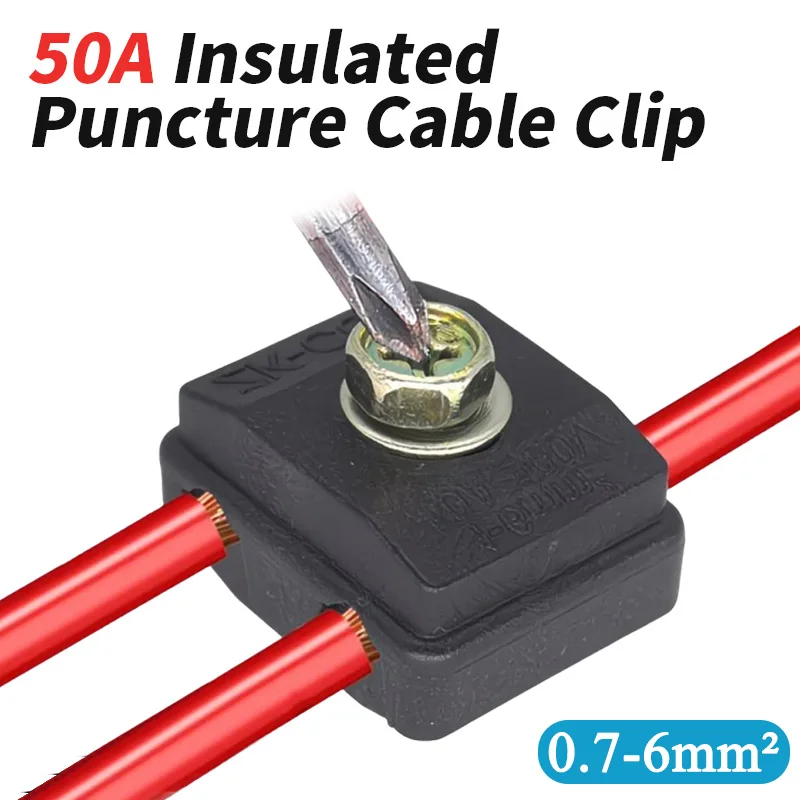 400V T-type Terminal Stripping Free Line Splitter Wire Clamp Insulated ...