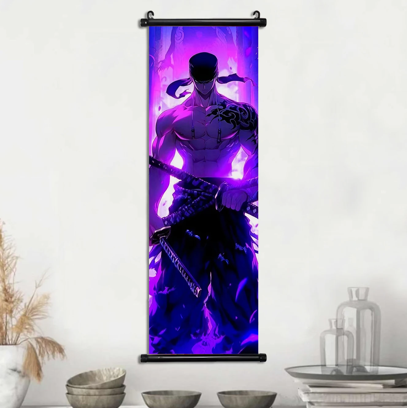 Póster de Anime ONE PIECE, Roronoa Zoro, pintura en lienzo, impresión ...