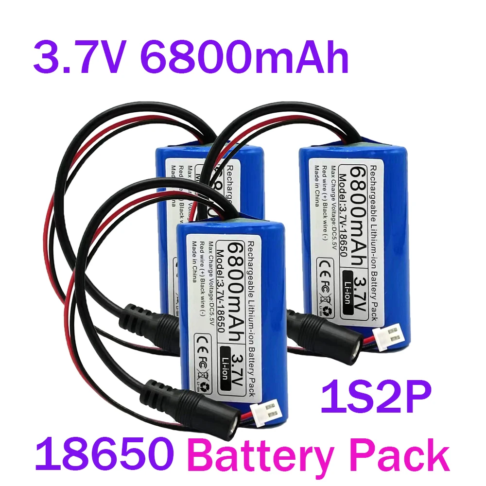 3-7V-18650-Lithium-Battery-1s2p-1s3p-1s4p-for-Microcontroller-LED ...