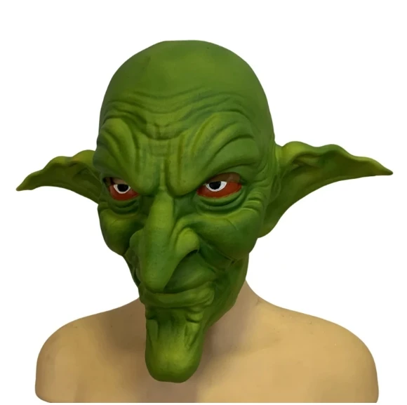 Horror-Green-Goblin-Mask-Full-Head-Latex-Masks-Masquerade-Party-Scary ...