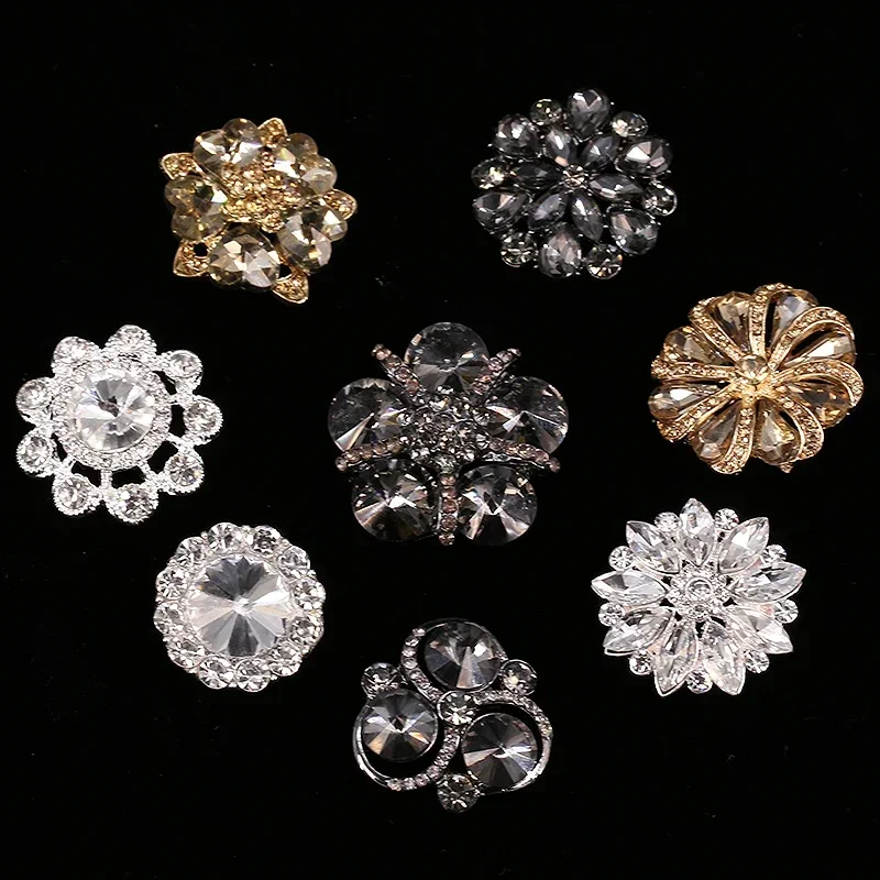 1pcs-Fur-Coat-Metal-Button-Clothing-Decorative-Rhinestones-Button ...