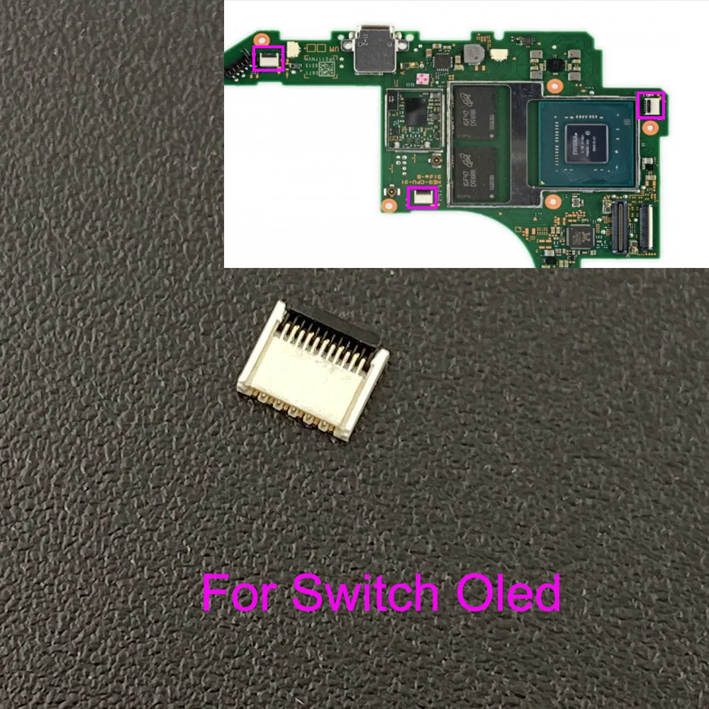 30PCS 11Pin For Nintendo Switch OLED Slider Strap FPC Connector Socket ...