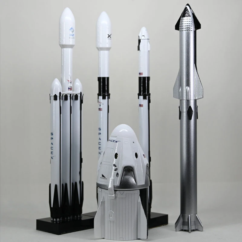 SpaceX Model Store Dragon Starship Falcon 9 Rocket Heavy Falcon Static ...