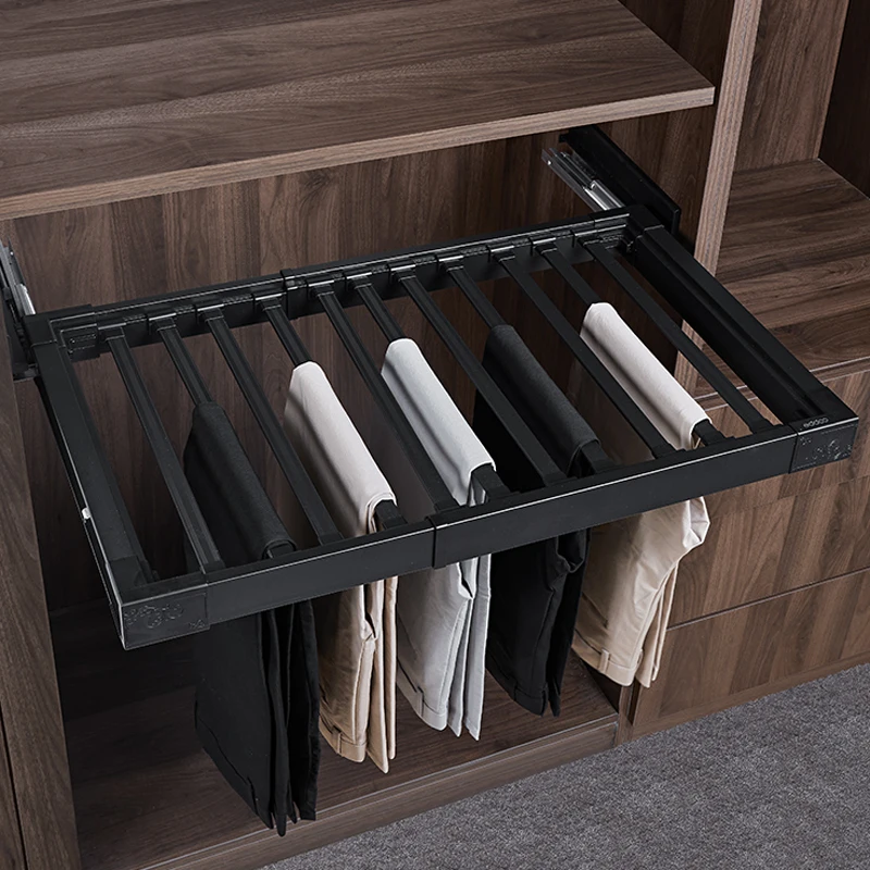 Side-Install-Trousers-Rack-Telescopic-Pants-Rack-Push-pull-Damping ...