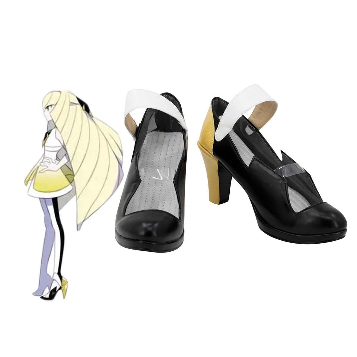 Anime Cosplay Shoes Pocket Monster Lusamine Boots Halloween Party ...