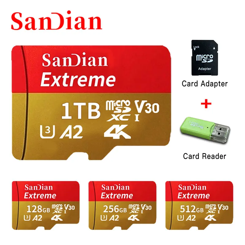 128GB High Speed Memory Card 1TB TF SD MiniCard 256GB 512GB 30M S 128GB High Speed Memory Card 1TB TF SD MiniCard 256GB 512GB 30M S