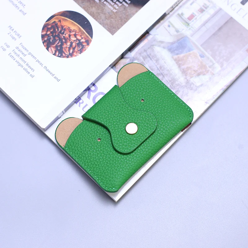 Ladies Genuine Leather Card Holders Ultrathin Design Coin Purse With ...