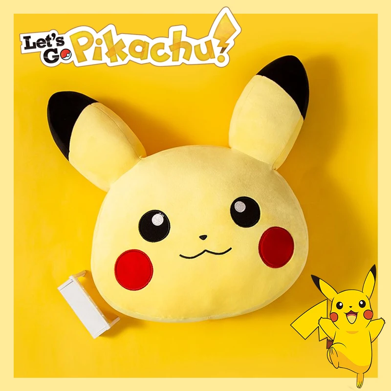 Almohada-de-felpa-de-Pok-mon-Pikachu-para-ni-os-coj-n-de-felpa-de ...