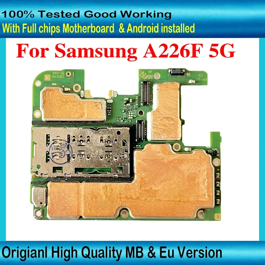 For-Samsung-Galaxy-A22-A226B-5G-Motherboard-100-Unlocked-Logic-Board ...