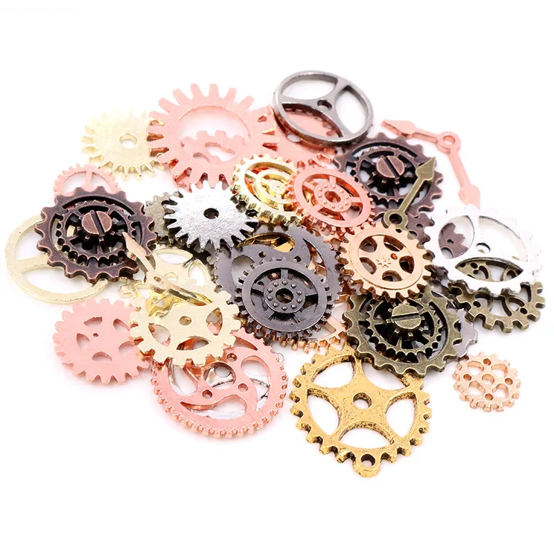 50-Uds-8-colores-moda-tama-o-mezcla-aleaci-n-mec-nica-Steampunk ...