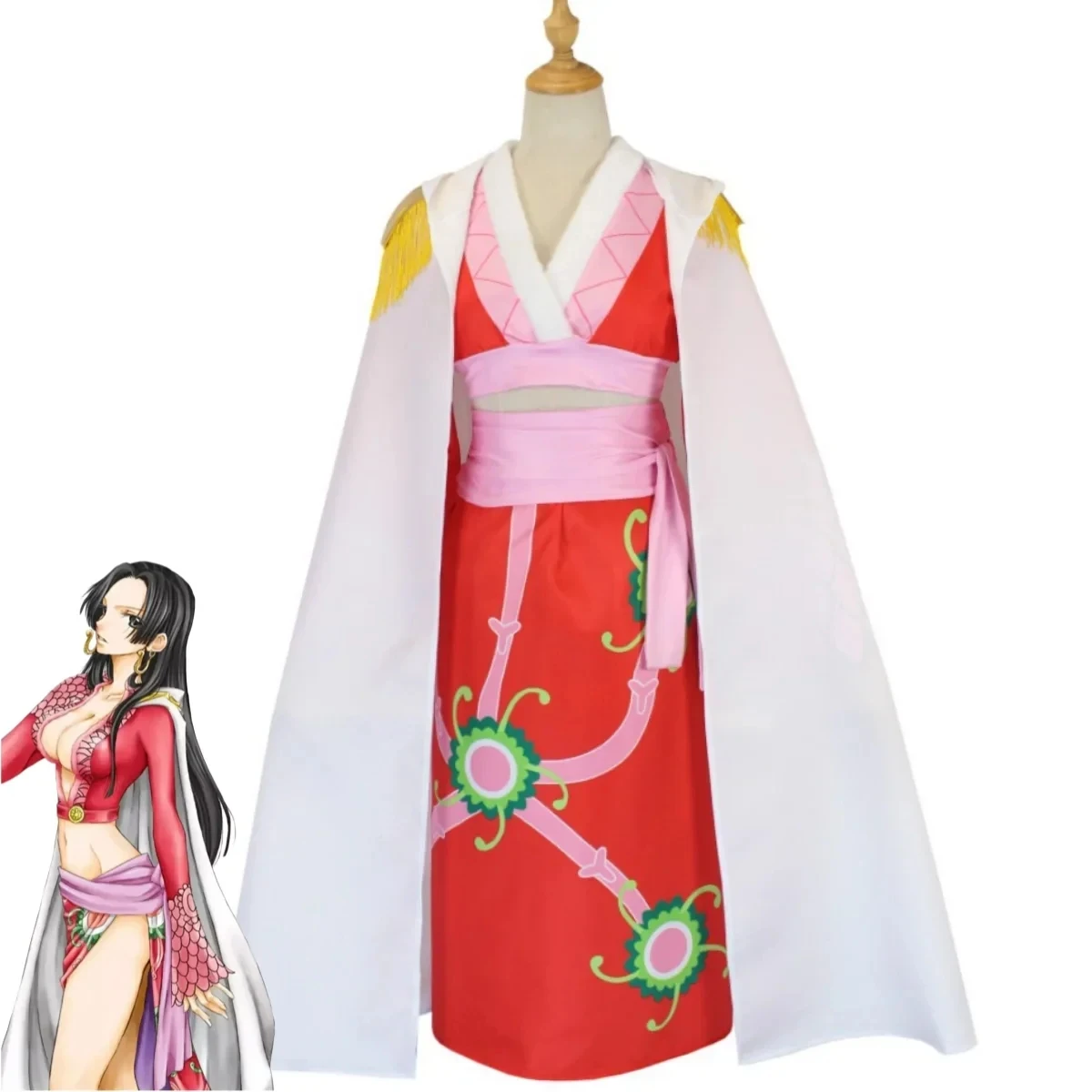 Anime-Boa-Hancock-Cosplay-Costumes-Sexy-Empire-Red-Kimono-Dress-Uniform ...
