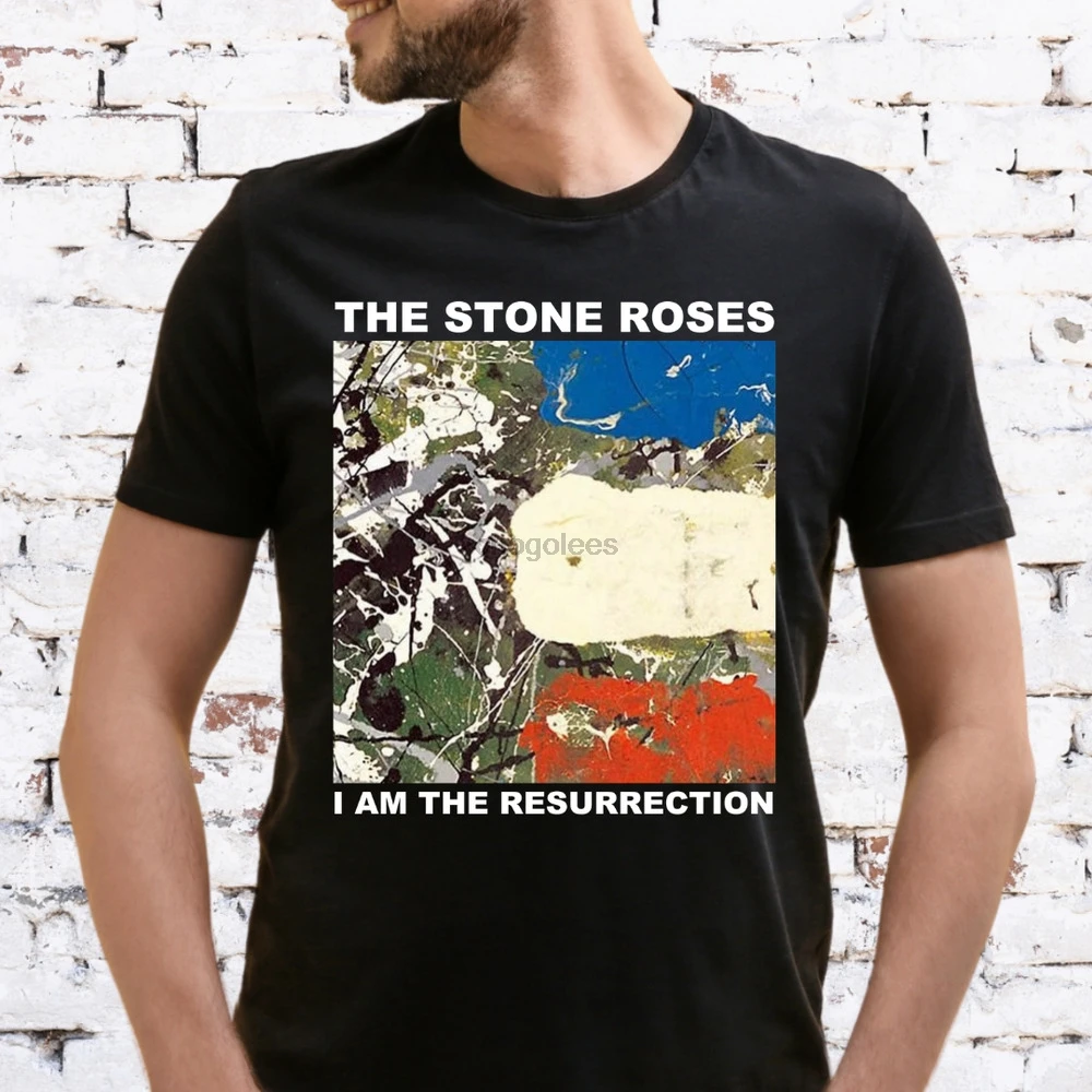 Stone-Roses-T-Shirt-I-AM-THE-RESURRECTION-TOUR-IAN-BROWN-UnisexLadies ...