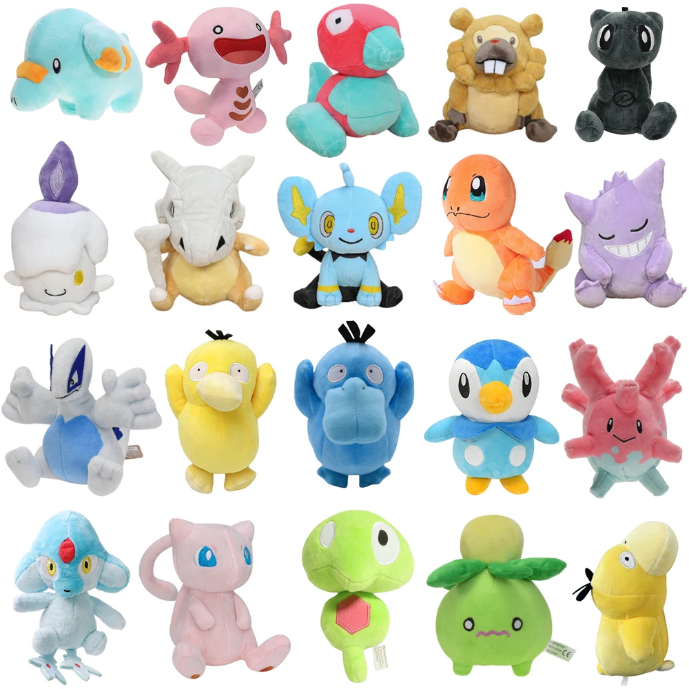 Cute-Pokemon-Plush-Toy-Porygon-Shinx-Litwick-Cubone-Wooper-Phanpy-Lugia ...