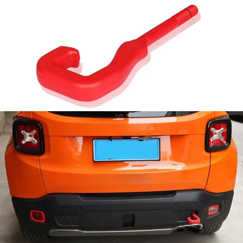 Car-Trailer-Hook-Stainless-Steel-Forged-Rear-Trailer-Bar-Modified-Red ...