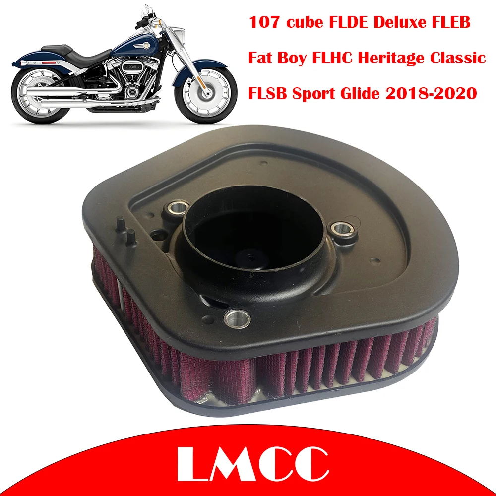 Motorcycle Engine Air Filter Cleaner High Flow Air Intake Filter ...