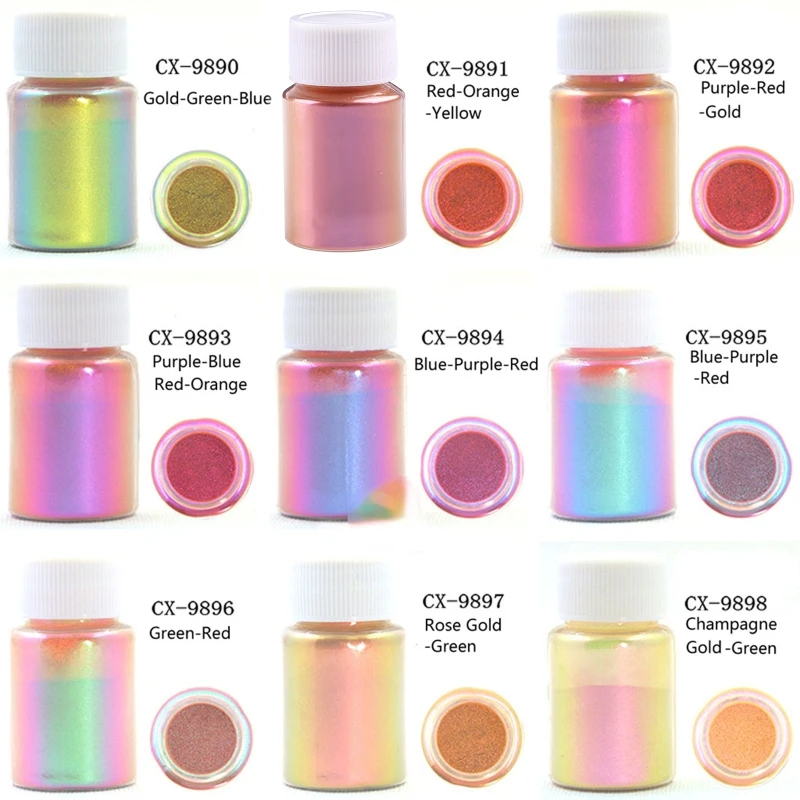 Mirror Chameleons Pigment Pearlescent Epoxy Resin Glitter Magic ...