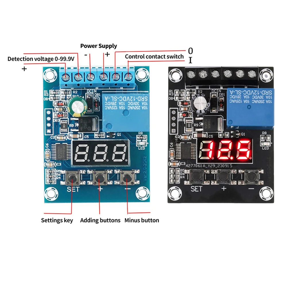 DC-9-12-24V-Circuit-Monitoring-Module-Voltage-Detection-Module-Relay ...