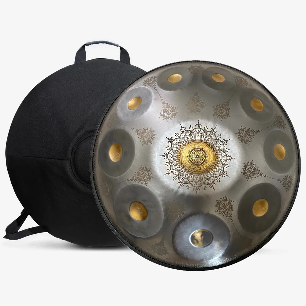 Steel-Tongue-Drum-in-D-Minor-Hand-Pan-Drum-Percussion-Instruments-Tank ...