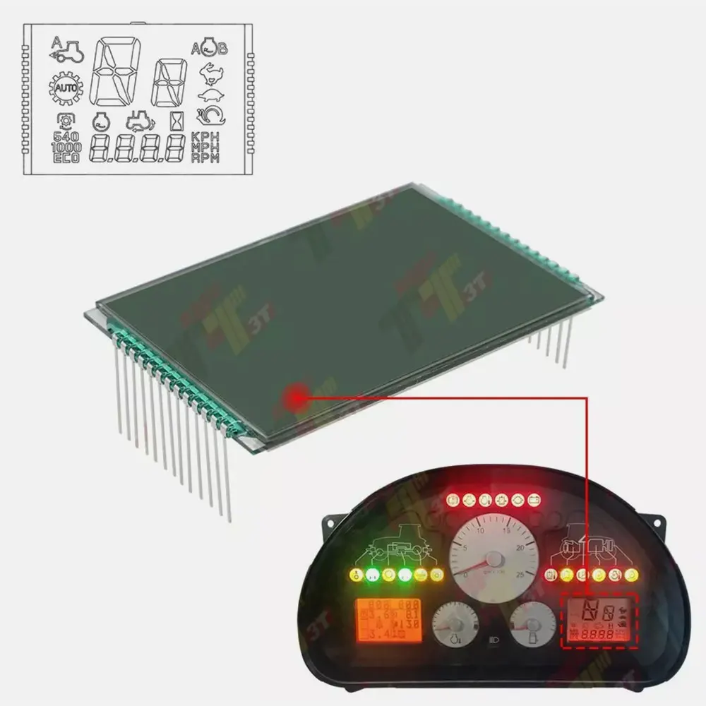 Dashboard LCD Display For Massey Ferguson MF 6400 6470 6490 tractors ...
