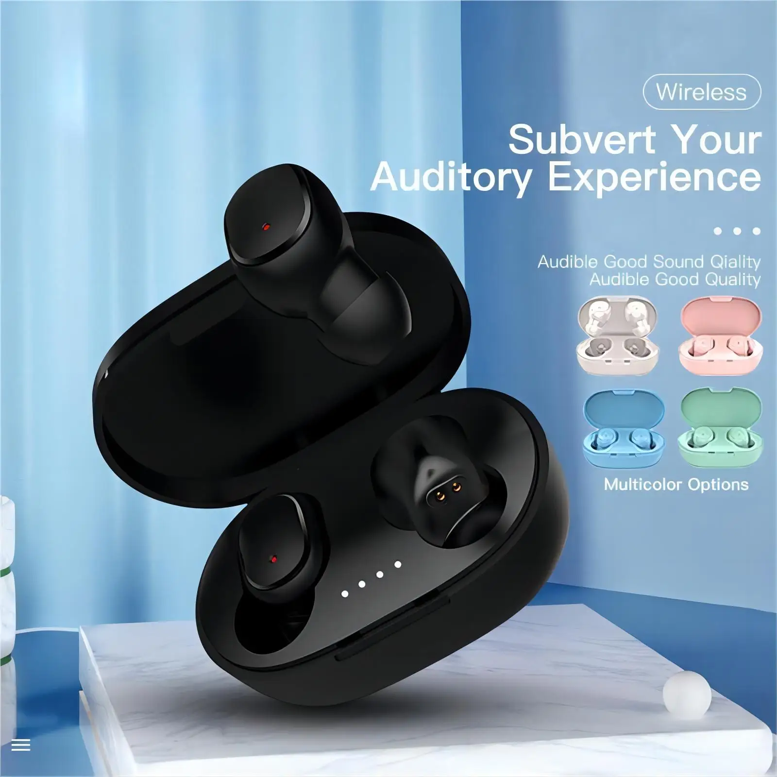 Auriculares-TWS-A6S-inal-mbricos-por-Bluetooth-5-0-miniauriculares-est-reo-Macaron-para-Android ...
