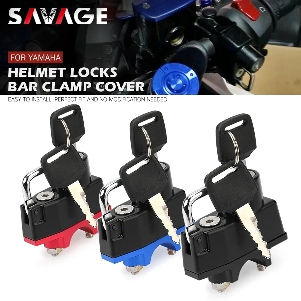 Helmet Locks For YAMAHA YZF R7 R6 R1 R3 R25 XJ6 FZ6 N/S/R FZ1 FZ8 FAZER ...