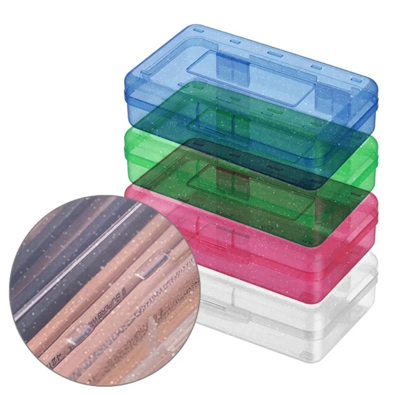 Clear Plastic Pencil Box