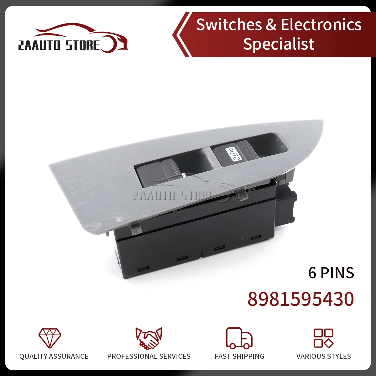 Car-Right-24V-Power-Window-Lifter-Control-Switch-Button-8981595430-For ...