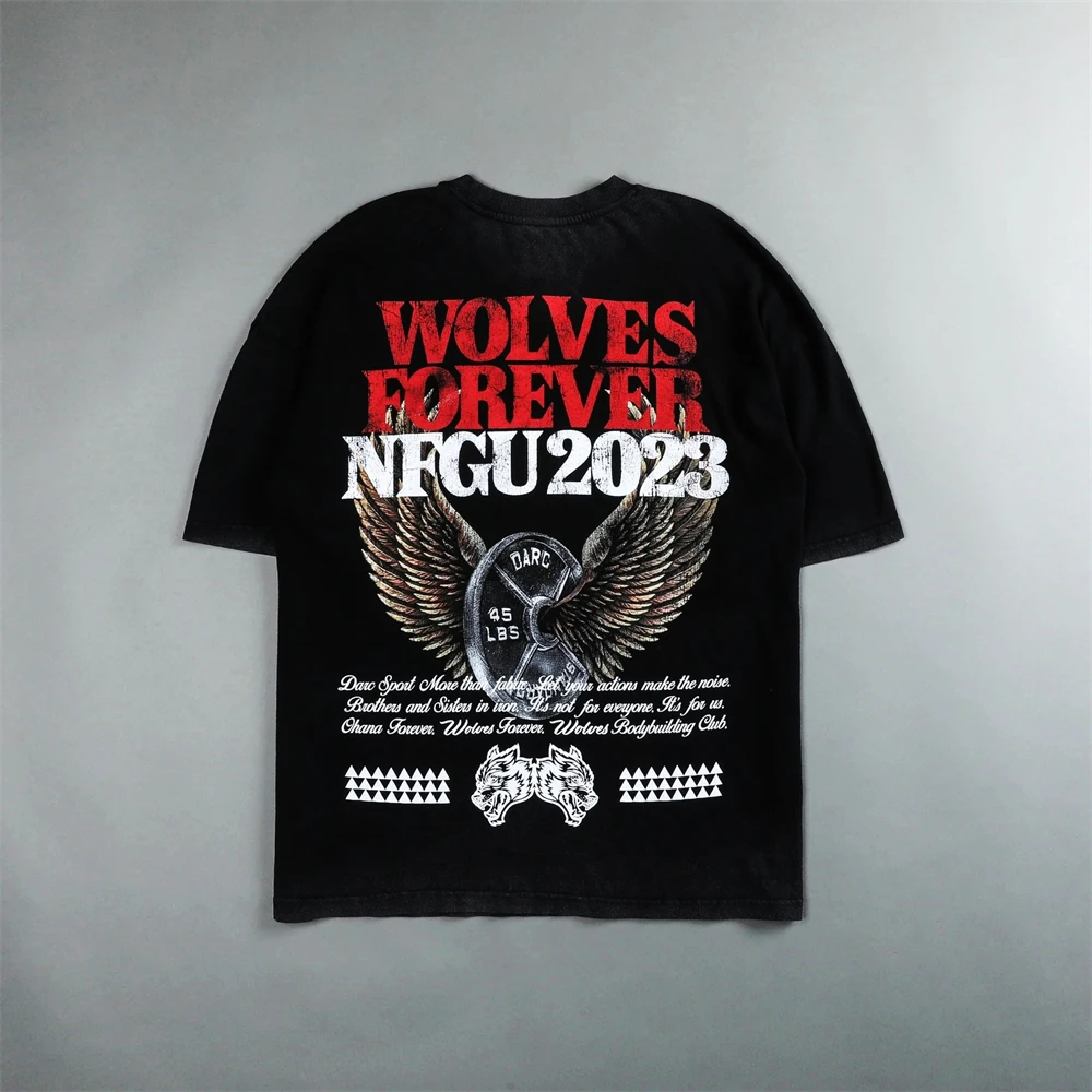 WOLVES-Letter-Graffiti-Print-T-Shirt-Hip-Hop-Men-Streetwear-T-Shirt ...